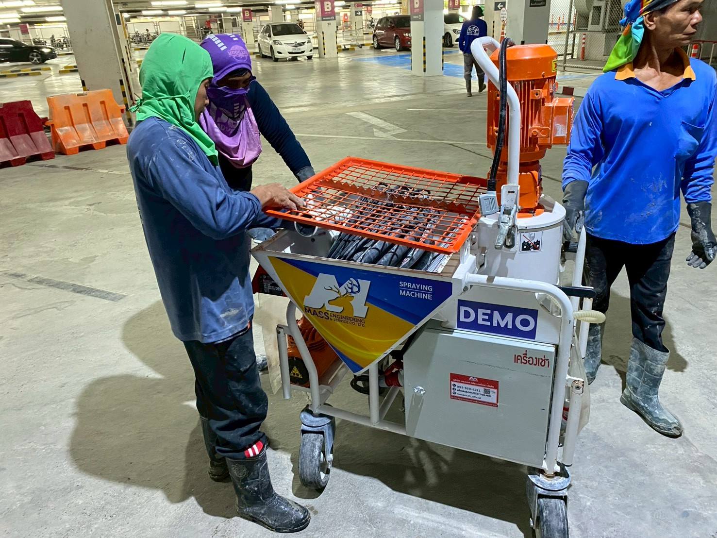 ไซต์งานไฟบ้าน ย่านคันนายาว กรุงเทพ - MASS Engineering บริการเช่าเครื่อง ...